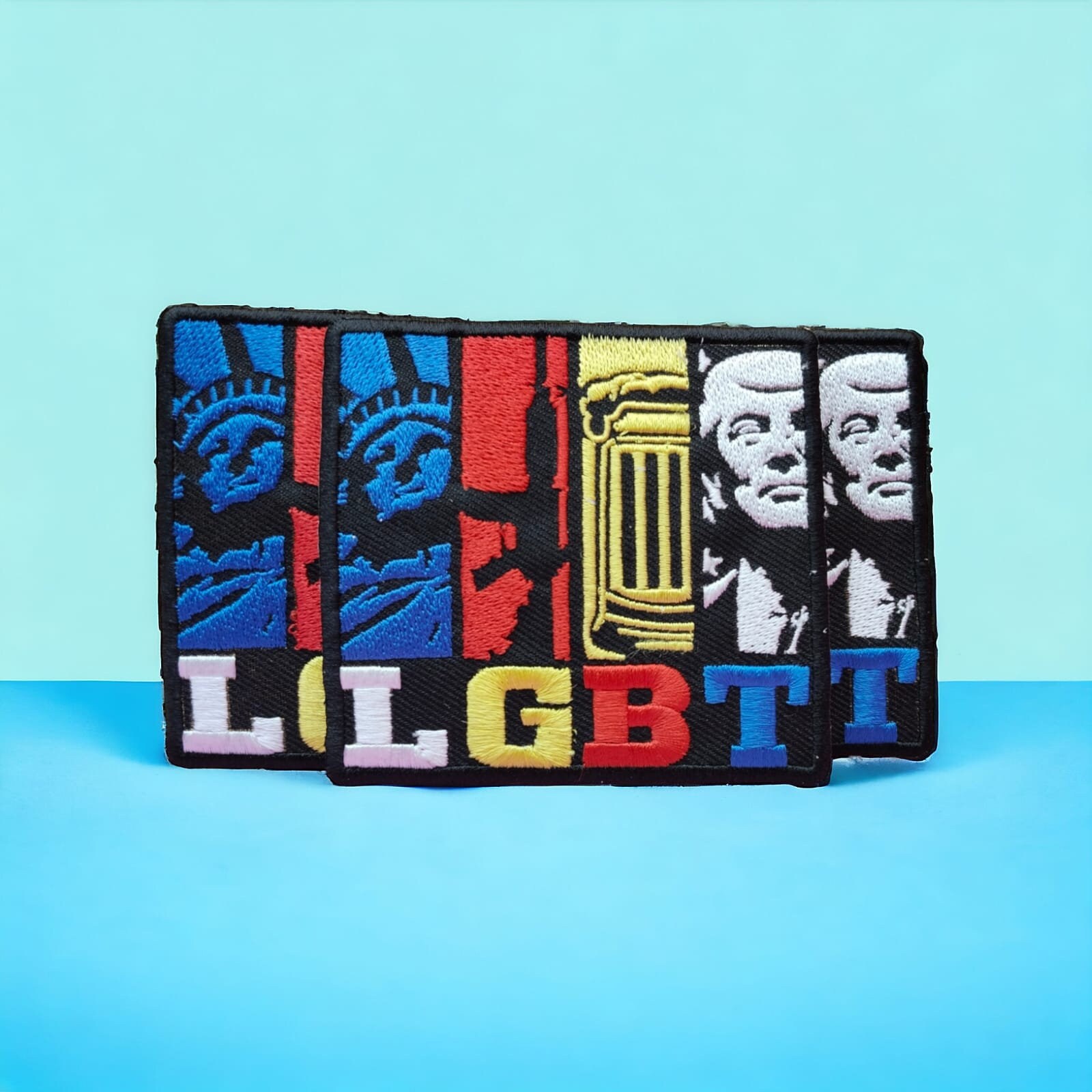 LGBT Liberty Guns Beer Trump Embroidery Patch Embroidered Patch - Etsy