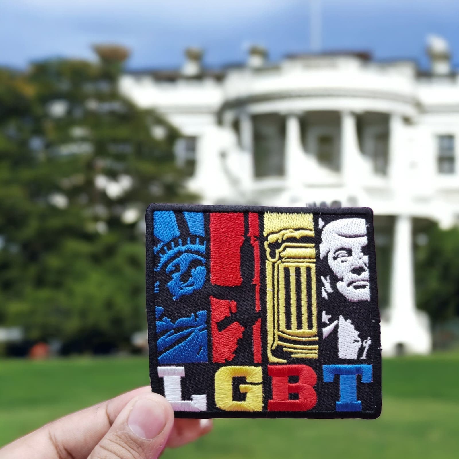 LGBT Liberty Guns Beer Trump Embroidery Patch Embroidered Patch - Etsy