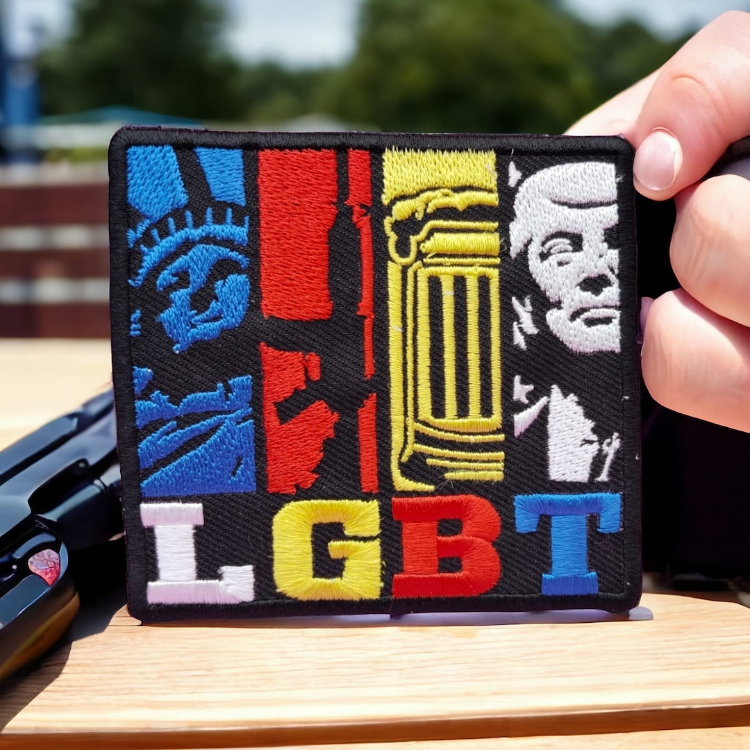LGBT Liberty Guns Beer Trump Embroidery Patch Embroidered Patch - Etsy