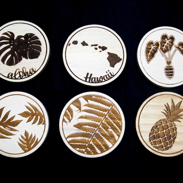 Hawaii Coasters - Etsy