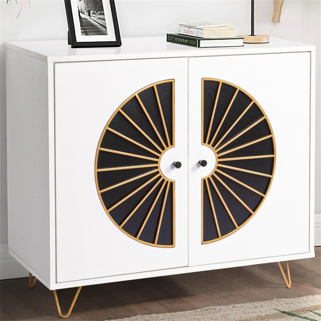 2 Door Free Standing Sideboard Buffet Kitchen Storage Liquor - Etsy