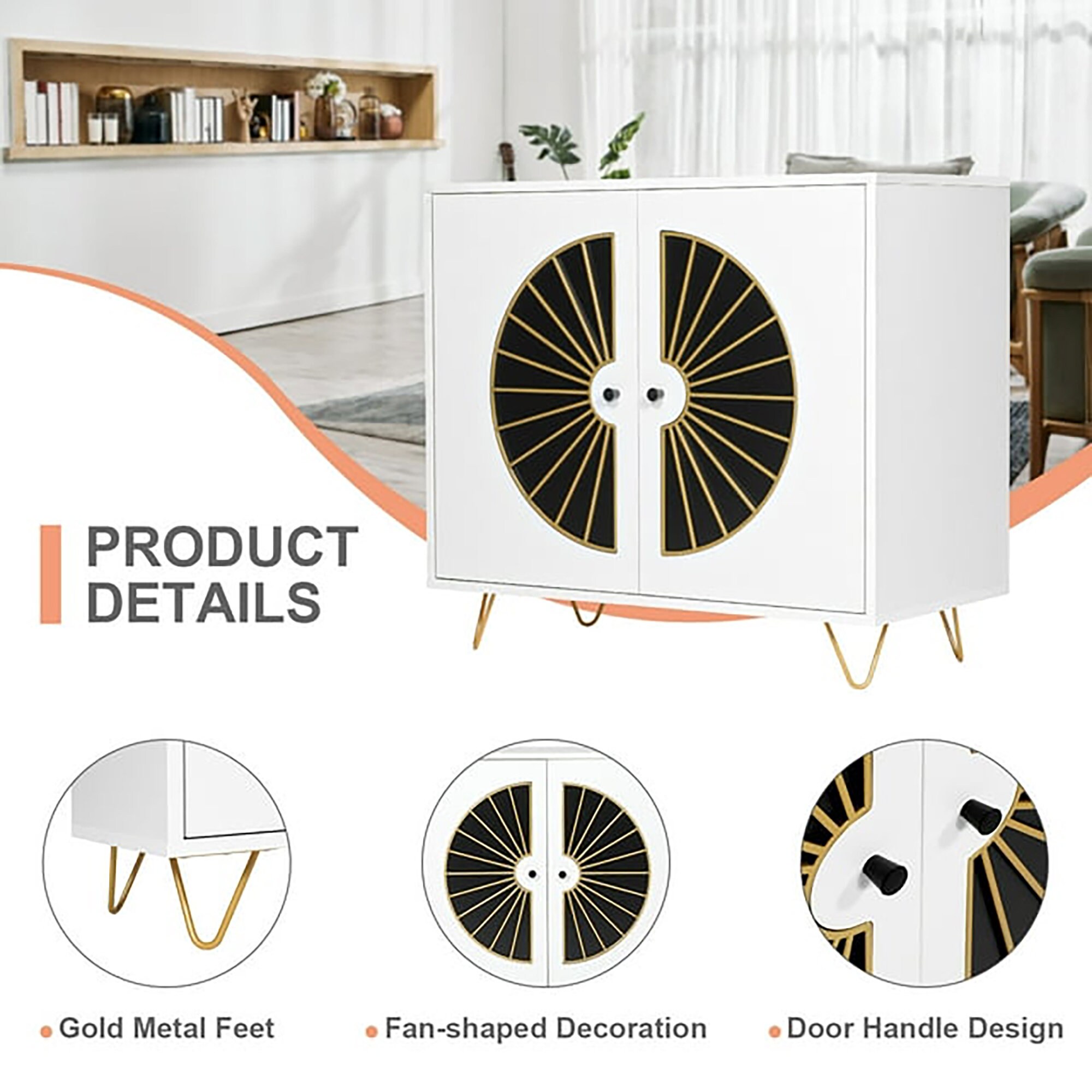 2 Door Free Standing Sideboard Buffet Kitchen Storage Liquor - Etsy