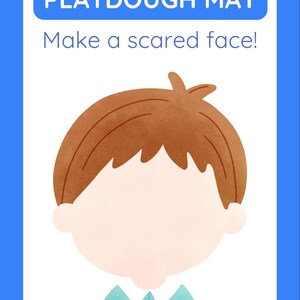 Play Dough Mat ~ Make a Face - Etsy