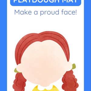 Play Dough Mat ~ Make a Face - Etsy