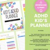 ADHD Kids Planner, Daily & Weekly Planners, Calming Strategies ...