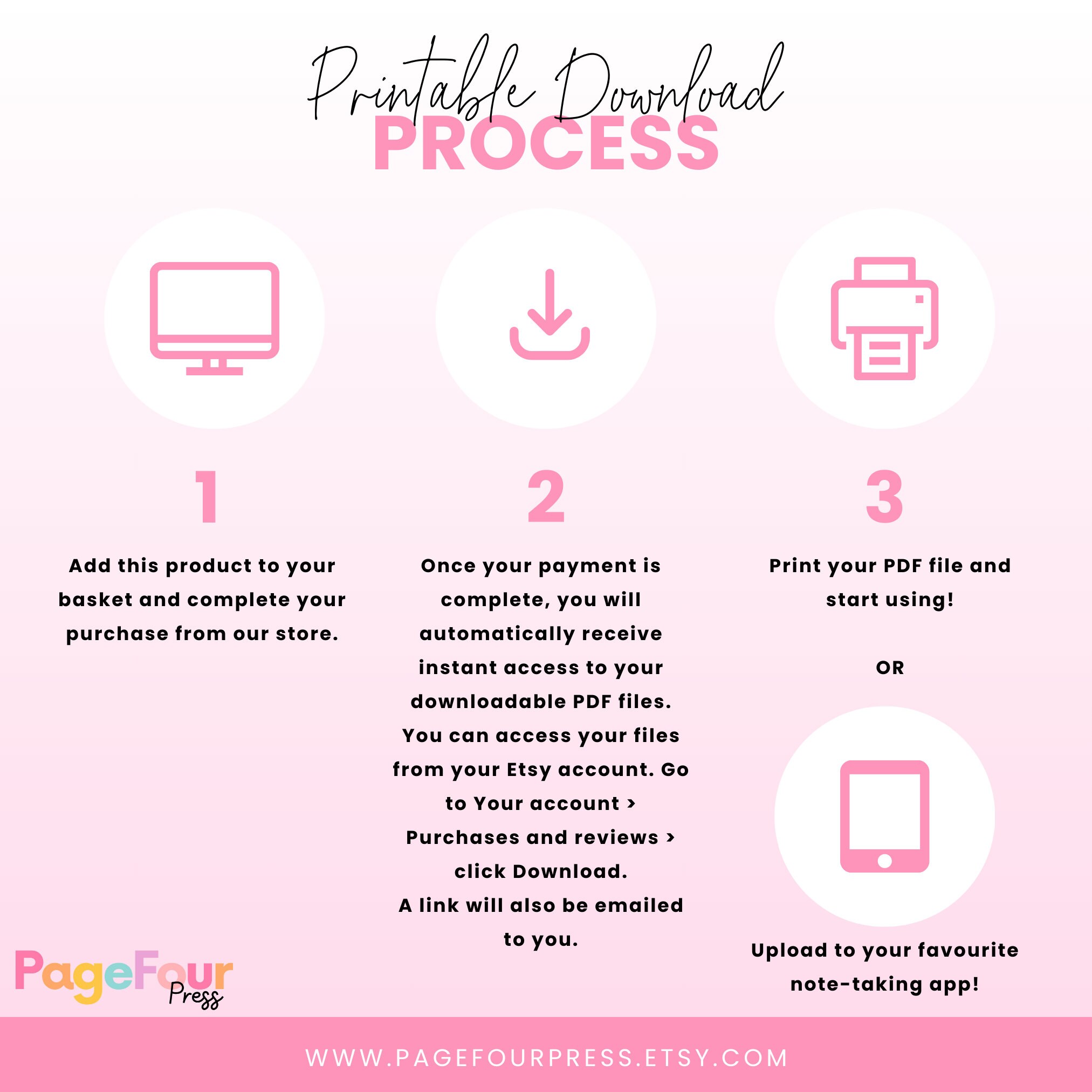 Monday Start Weekly Planner Bundle: 6 Styles (digital Download) - Etsy
