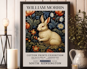 William Morris Print, William Morris Exhibition Print, William Morris ...