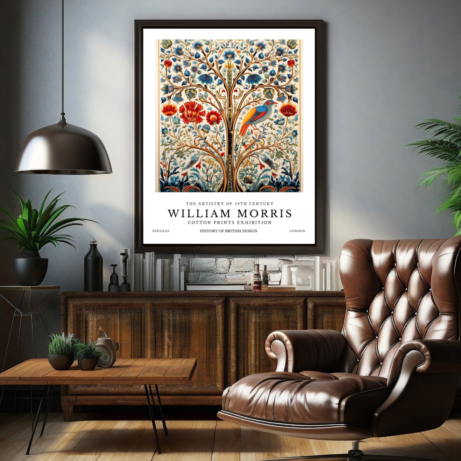 William Morris Tree of Life Print, William Morris Poster, William ...