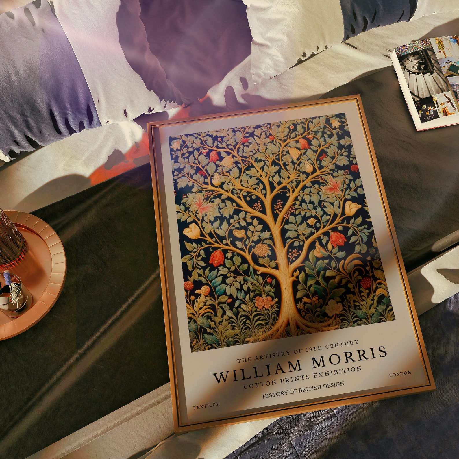 William Morris Tree of Life Print, William Morris Exhibition Poster ...