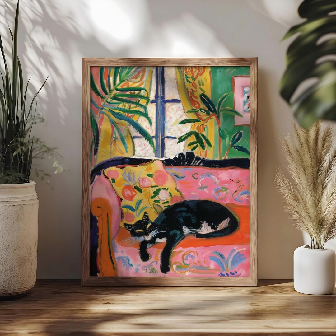 Henri Matisse Cat Art Print, Matisse Poster, Gallery Wall Art ...