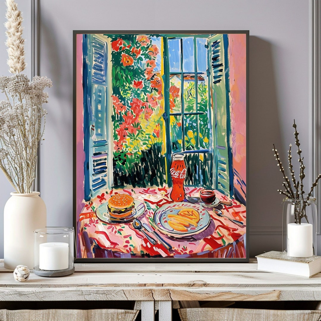 Funny Henri Matisse Breakfast Print, Henri Matisse Poster, Matisse Wall ...
