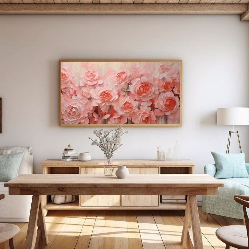 Valentine's Day Samsung Frame TV Art, Valentine Rose Frame TV Art ...