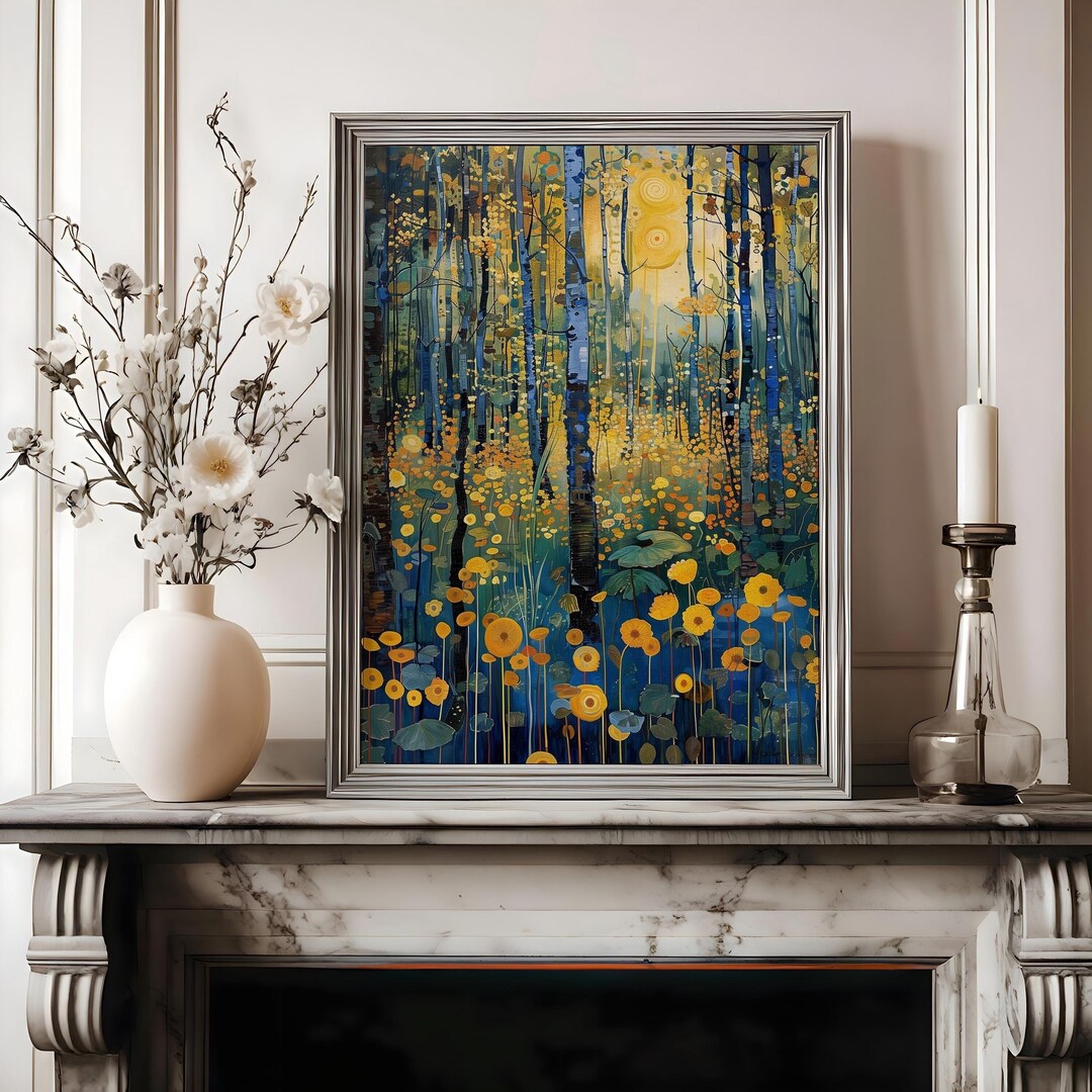 Gustav Klimt Print, Gustav Klimt Poster, Gustav Klimt Forest Art ...