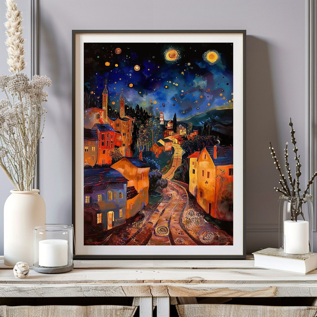 Gustav Klimt Print, Gustav Klimt Poster, Klimt Exhibition Poster ...