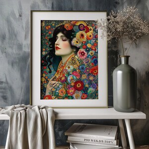 Gustav Klimt Print, Famous Portrait Print, Digital Download, Vintage ...