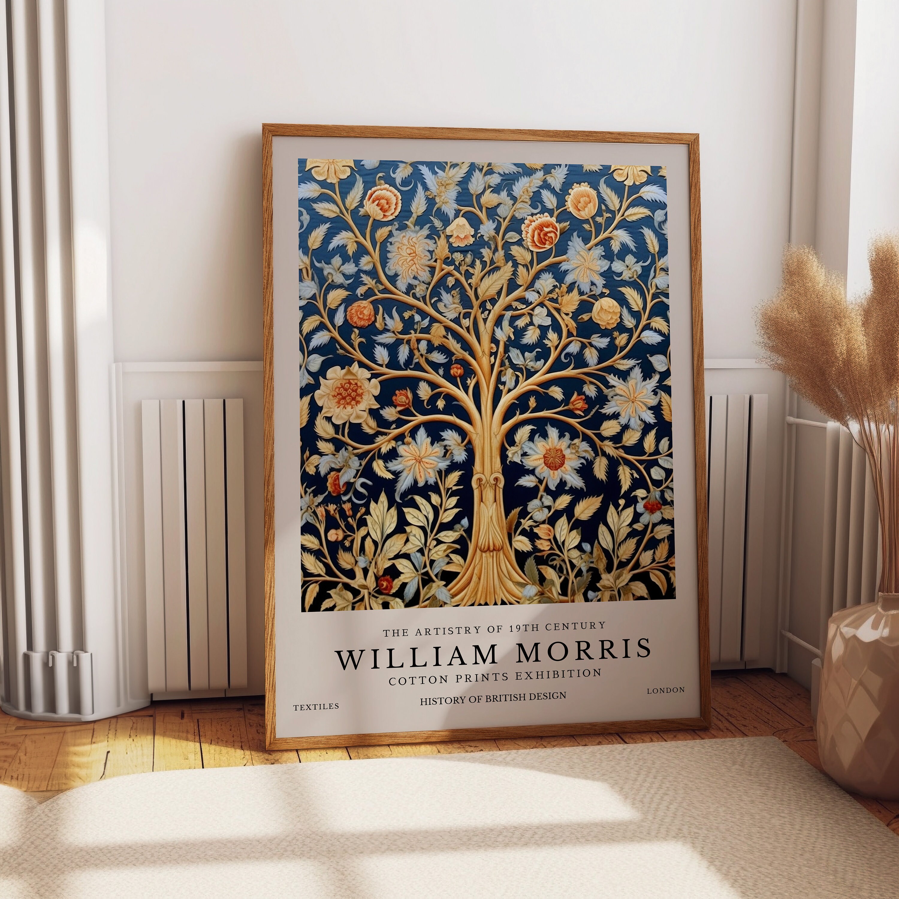 William Morris Print, Tree of Life William Morris Poster, William Morris Exhibition Print ...