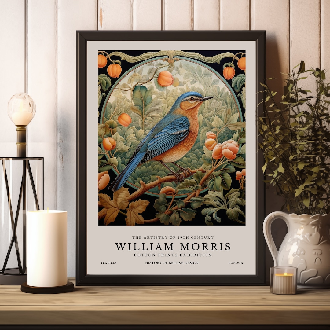 William Morris Print, William Morris Exhibition Print, William Morris ...