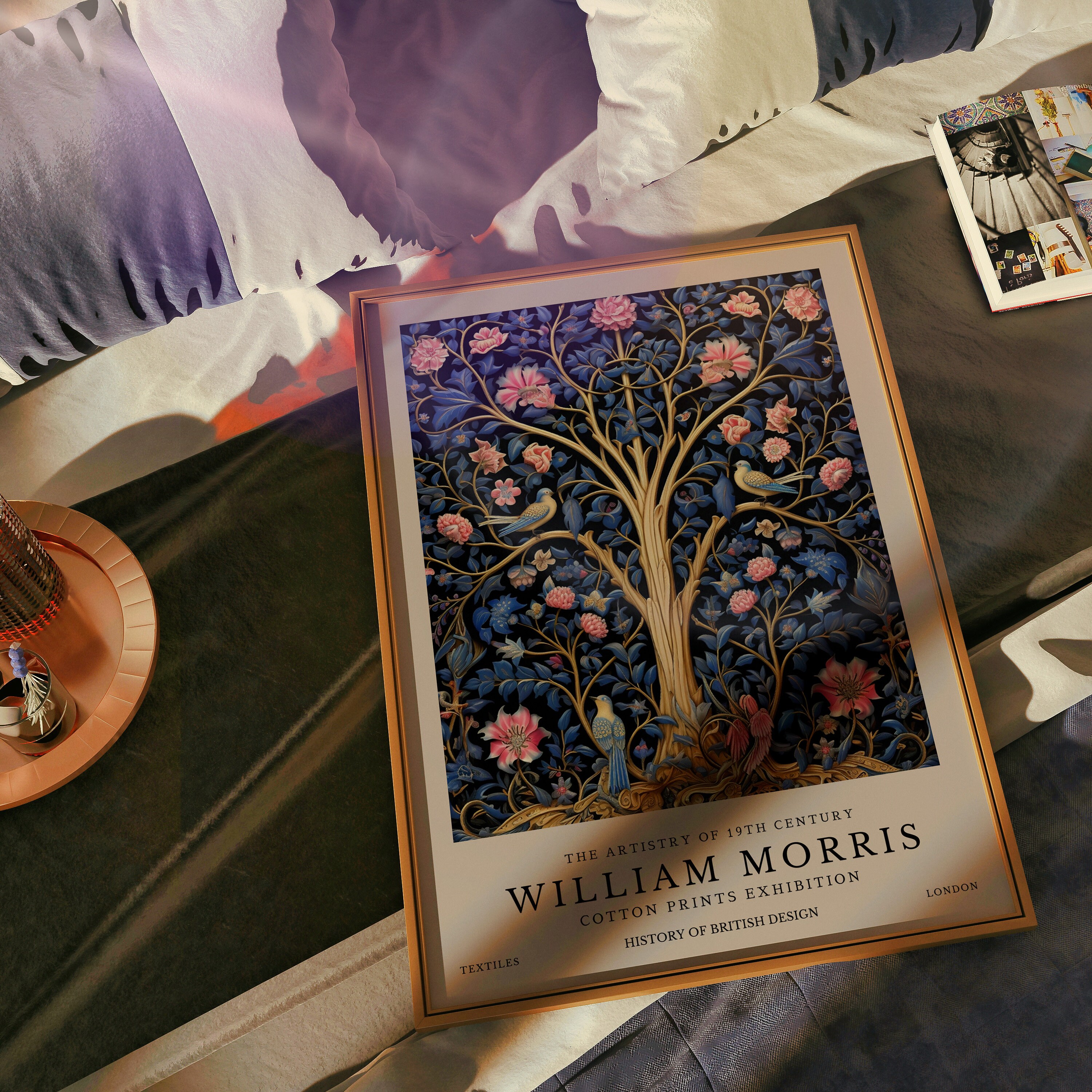 William Morris Tree of Life Print, William Morris Exhibition Print ...