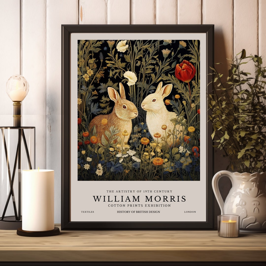 William Morris Print, William Morris Poster, William Morris Exhibition ...