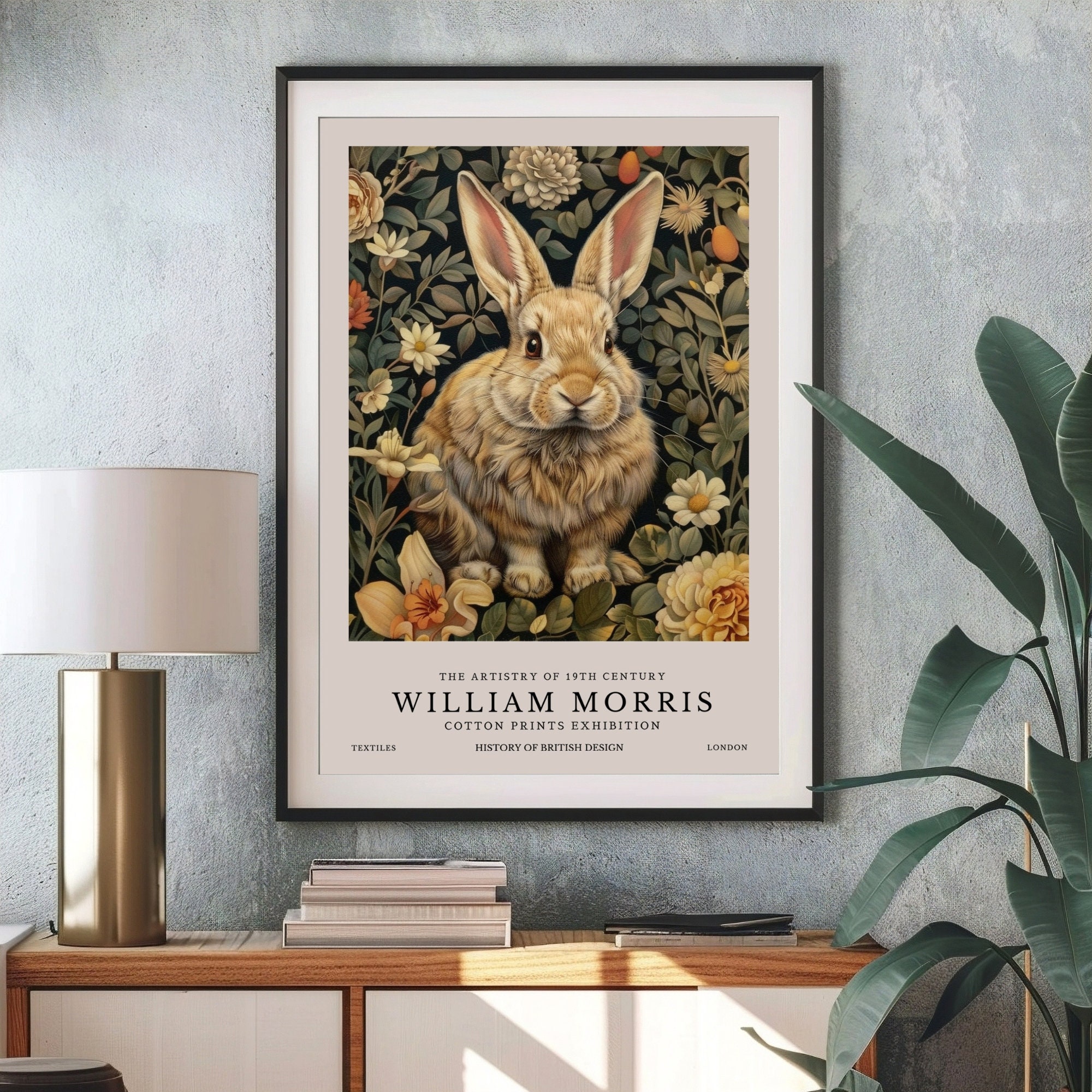 William Morris Print, William Morris Exhibition Print, William Morris ...
