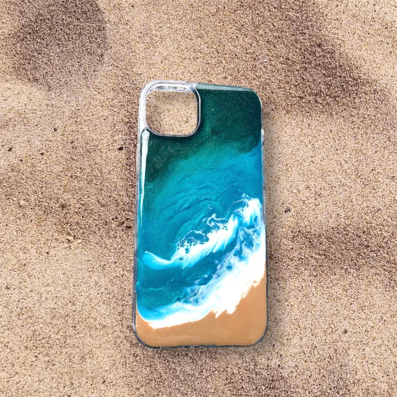 Blue Wave Phone Case - Etsy