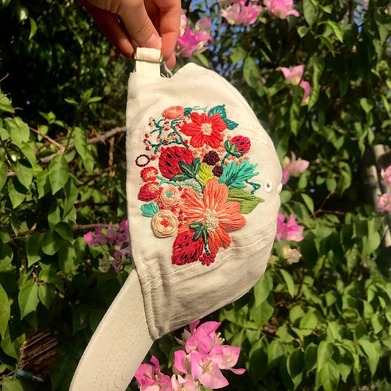 Flower Baseball Cap - Etsy