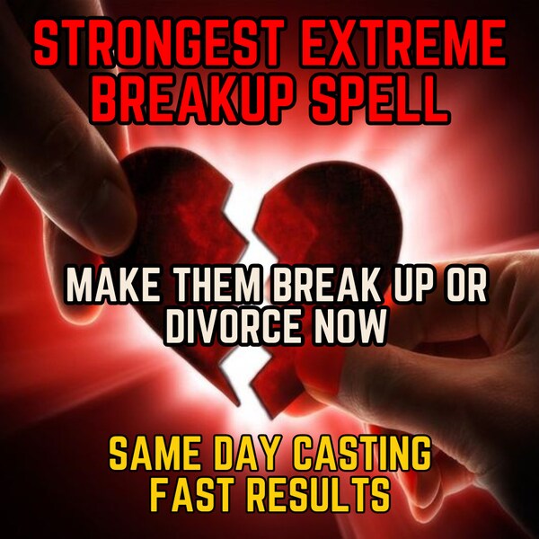 Break Up Spell Etsy