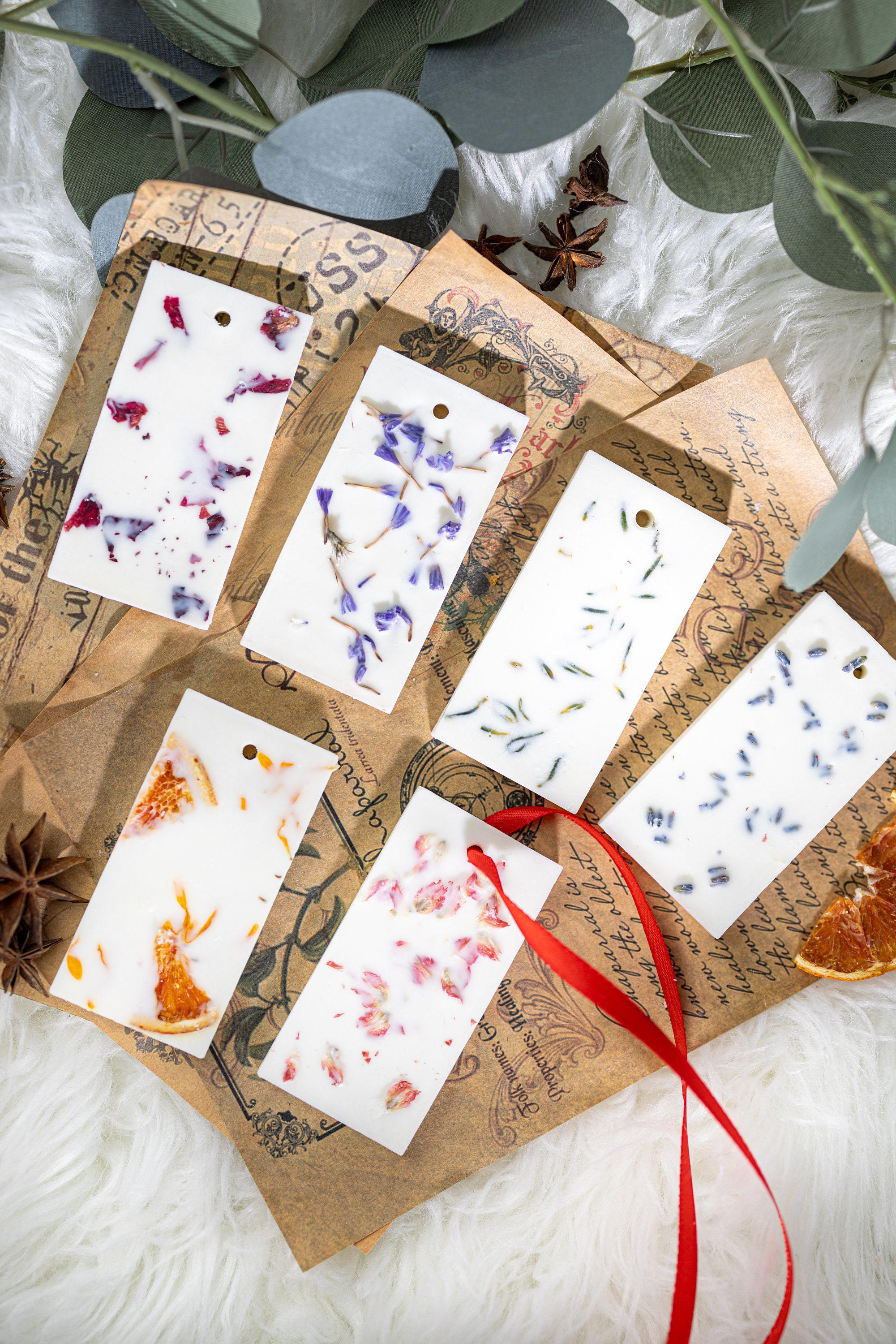 Scented Natrual /soy Wax Sachet, Botanical Wax Tablet, Scented Air ...