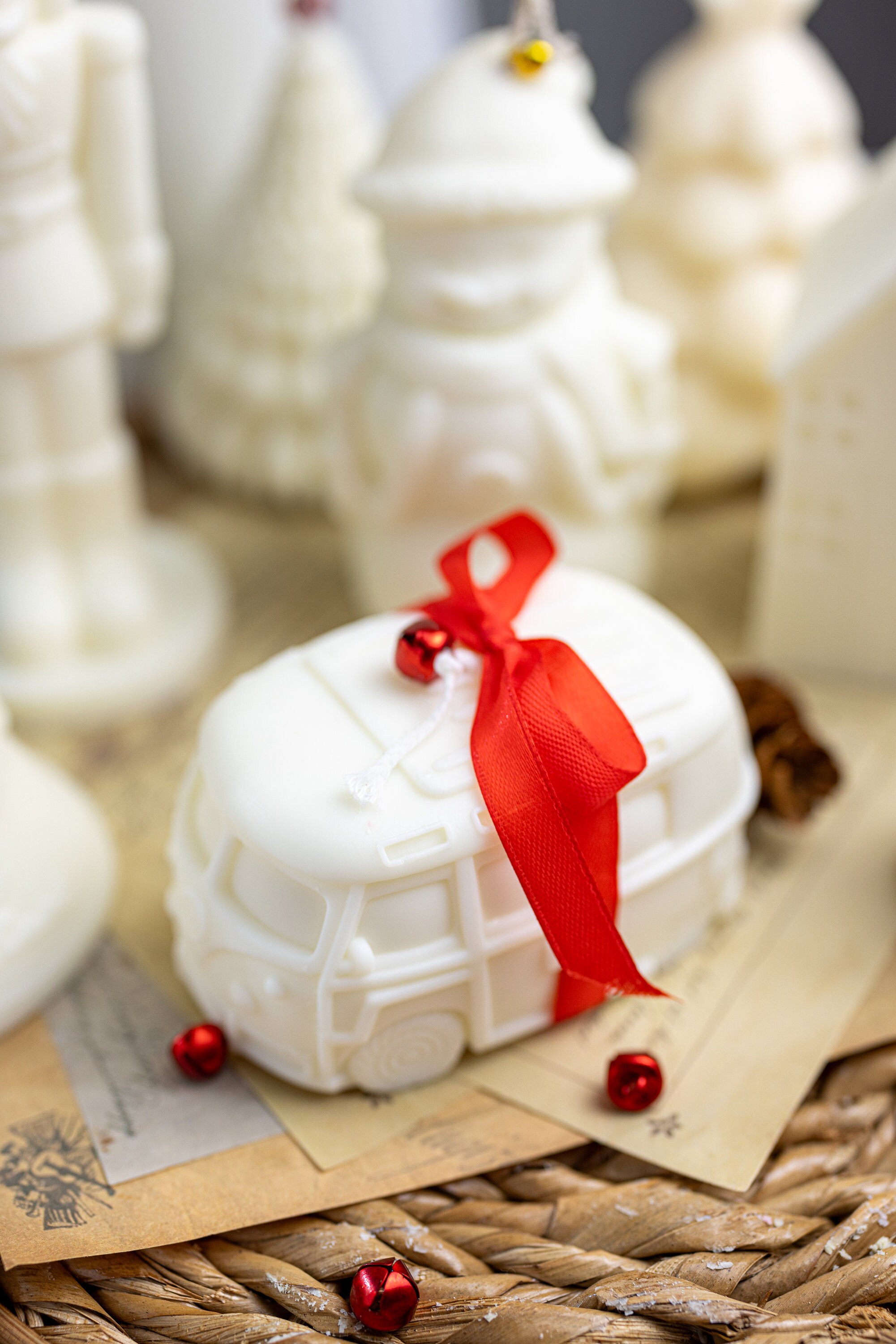 Van Retro Bus Car Candle, Van Bus Gift, Rustic Camper Candle Gift ...