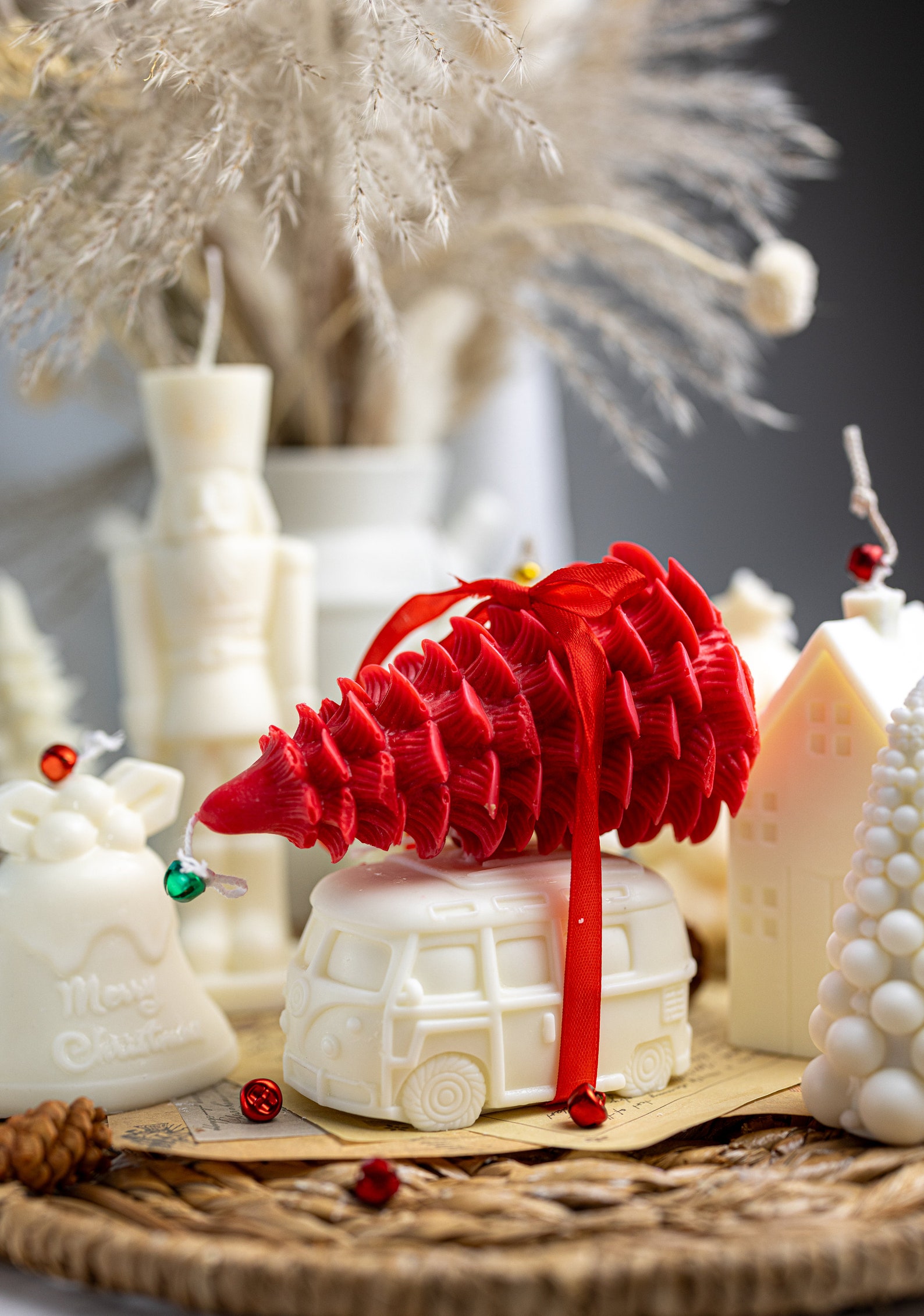 Van Retro Bus Car Candle, Van Bus Gift, Rustic Camper Candle Gift ...