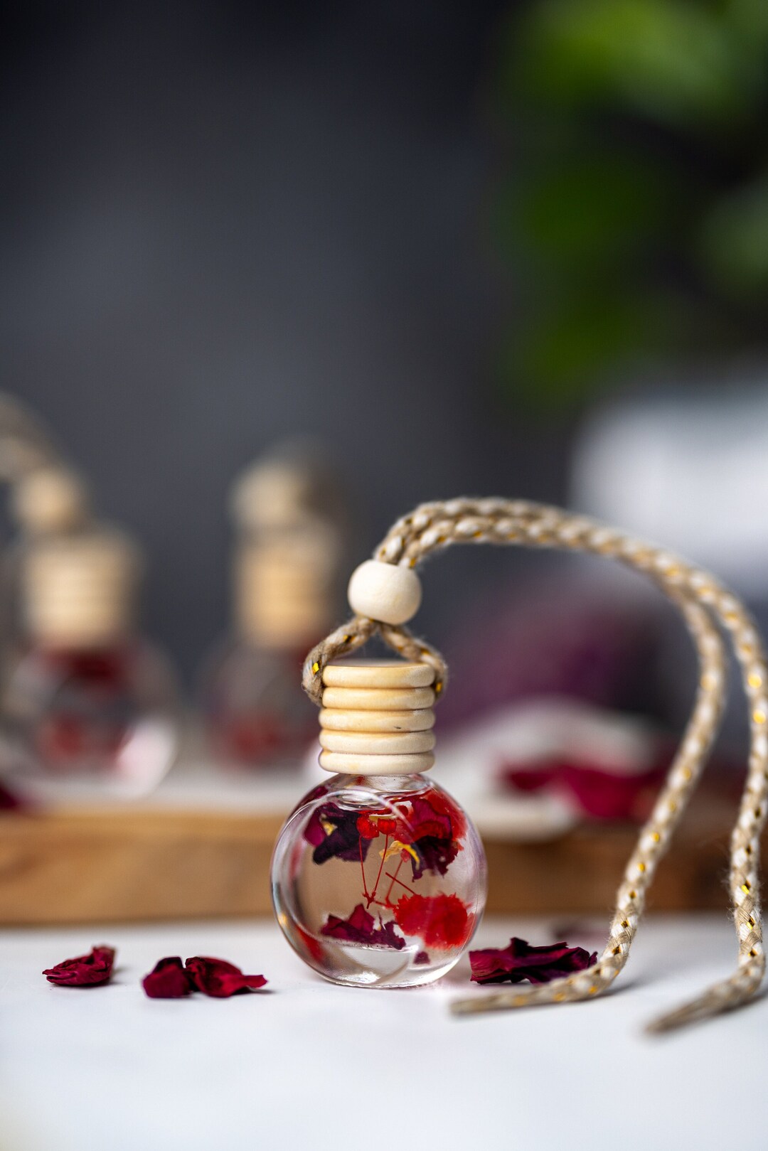 Beautiful Flowers&crystals Car Diffusers Cute Car Diffuser Car ...