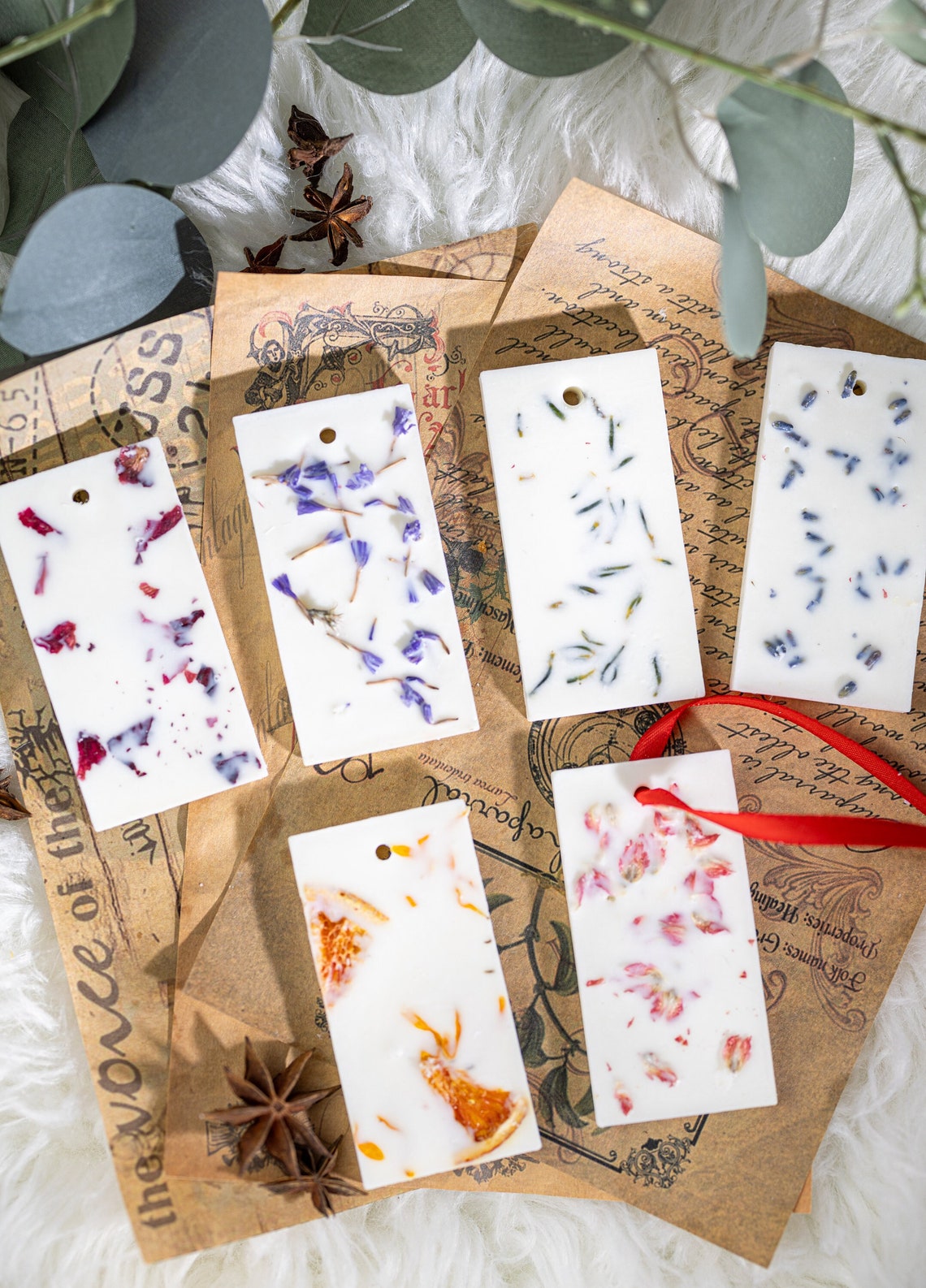 Scented Natrual /soy Wax Sachet, Botanical Wax Tablet, Scented Air ...