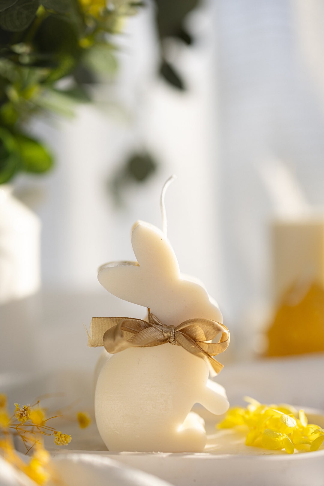 Uniqe Bunny Candle I Easter Bunny Candle I Easter Candle I Easter Egg I ...