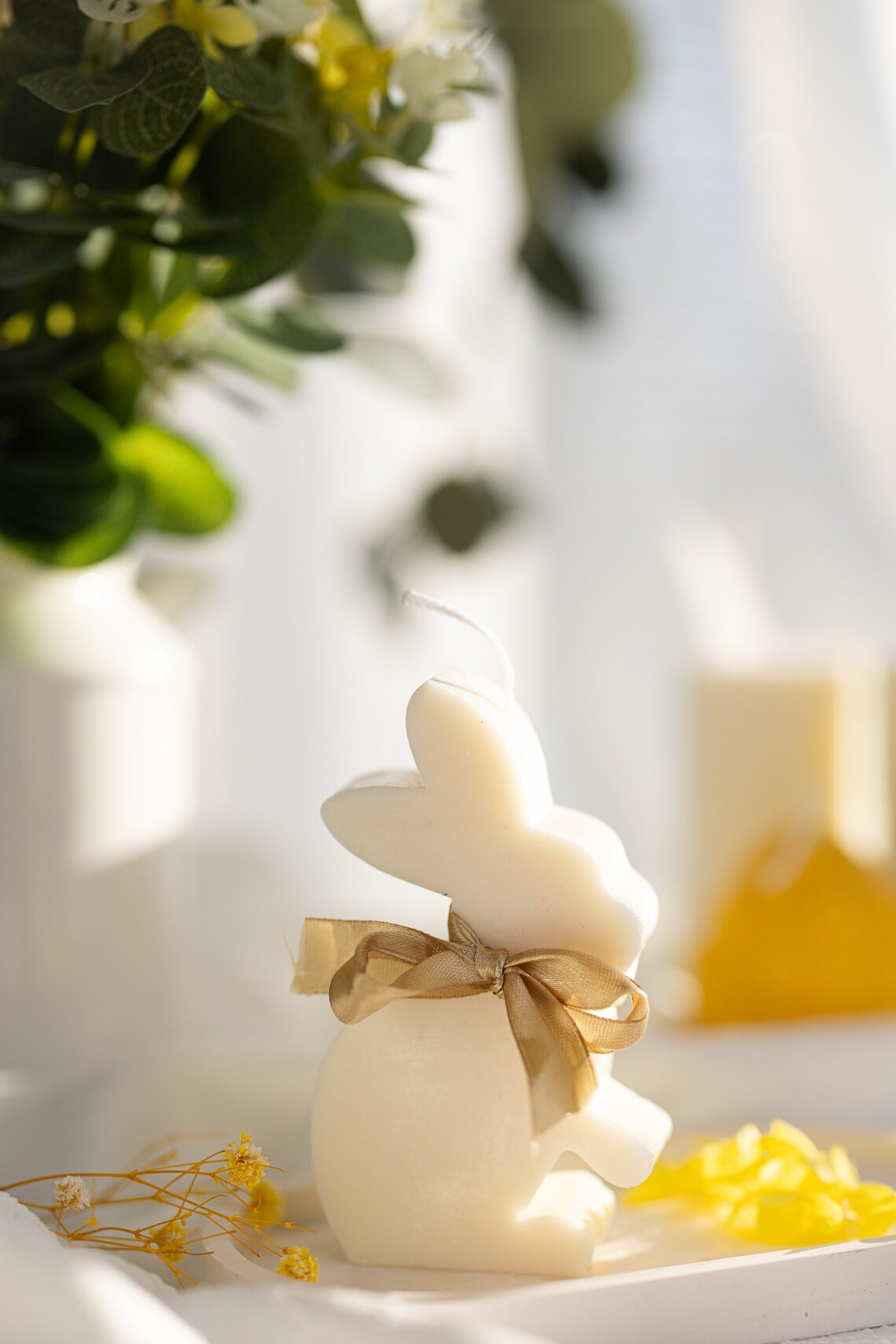 Uniqe Bunny Candle I Easter Bunny Candle I Easter Candle I Easter Egg I ...