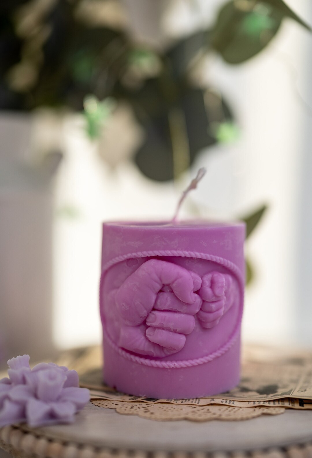 The Best DAD Candle / Best Dad in the World / Father's Day Candle/ Baby ...