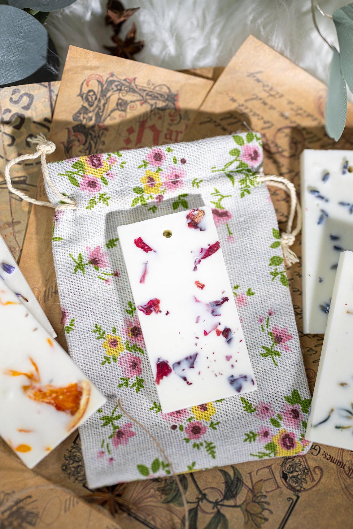 Scented Natrual /soy Wax Sachet, Botanical Wax Tablet, Scented Air ...