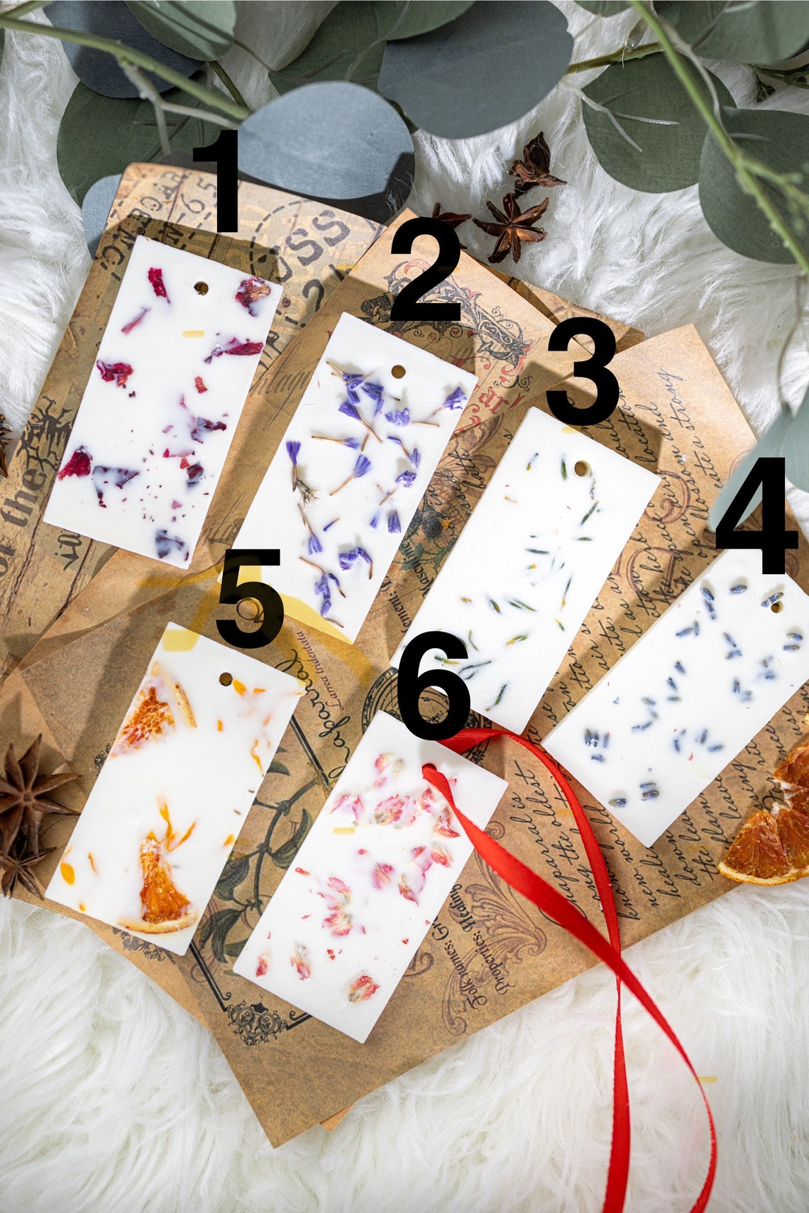 Scented Natrual /soy Wax Sachet, Botanical Wax Tablet, Scented Air ...