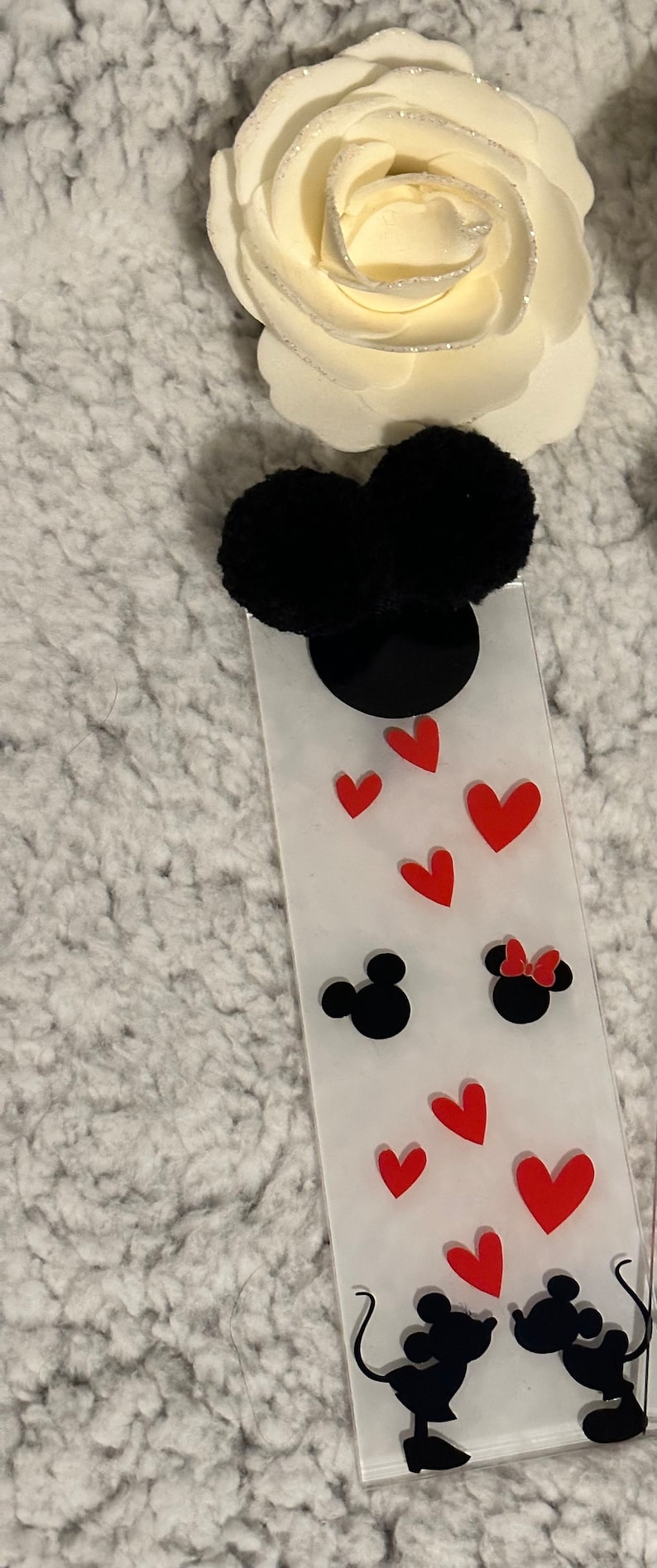 Disney Fluffyears Mickey & Minnie Mouse Bookmarks Personalised - Etsy