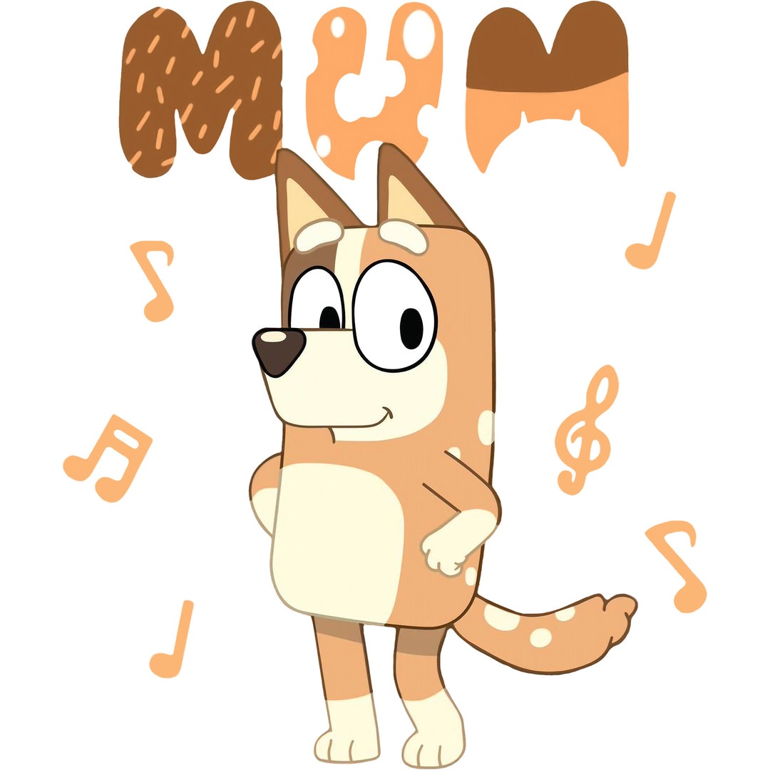 Bluey Mum Dancing Png Bluey Mum Png Chilli Heeler Png Bluey - Etsy UK