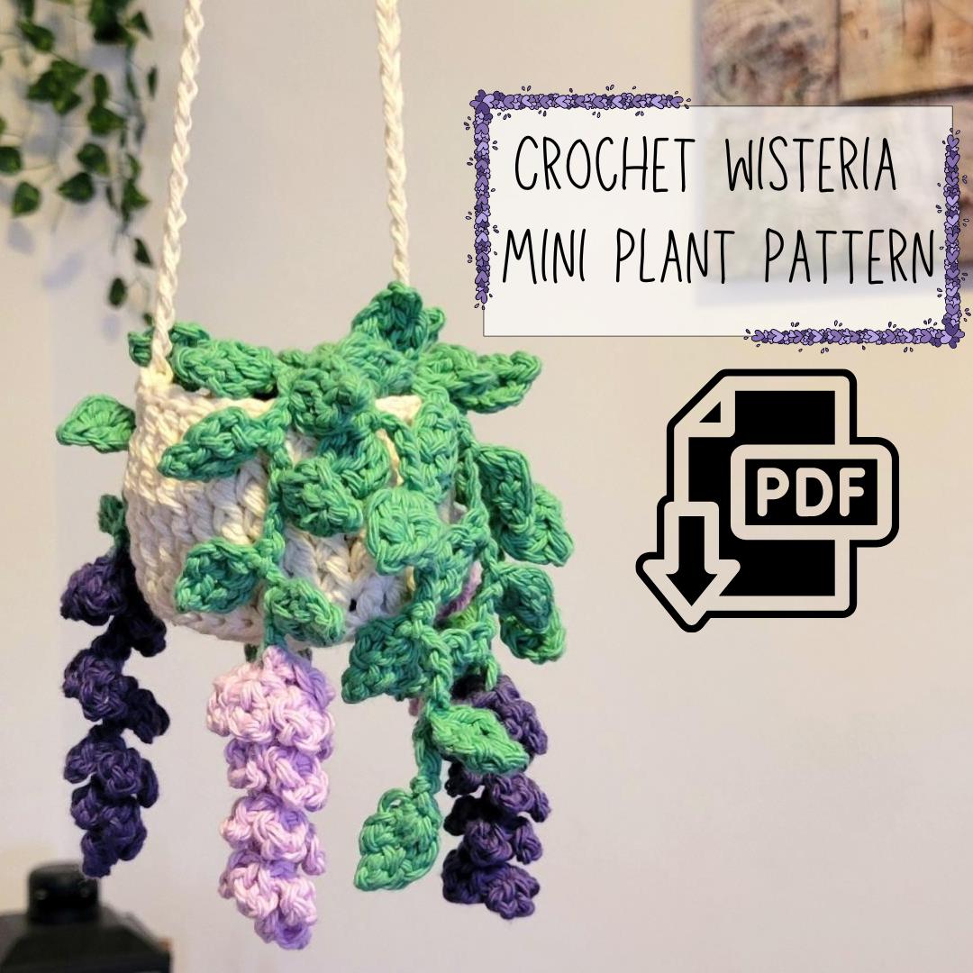 Crochet Mini Wisteria Plant Pattern - Etsy
