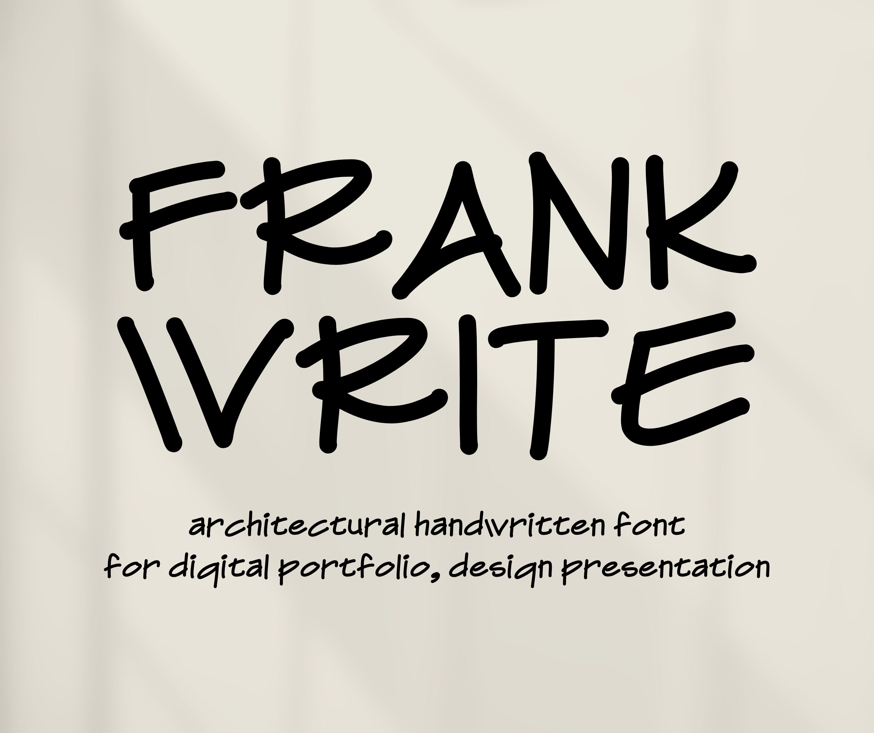 Architecture Font | Handwritten Font for Designers | Canva & Autocad ...