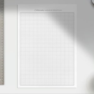 Calligraphy Practice Sheets: Handwriting Guide, A4/letter (digital ...