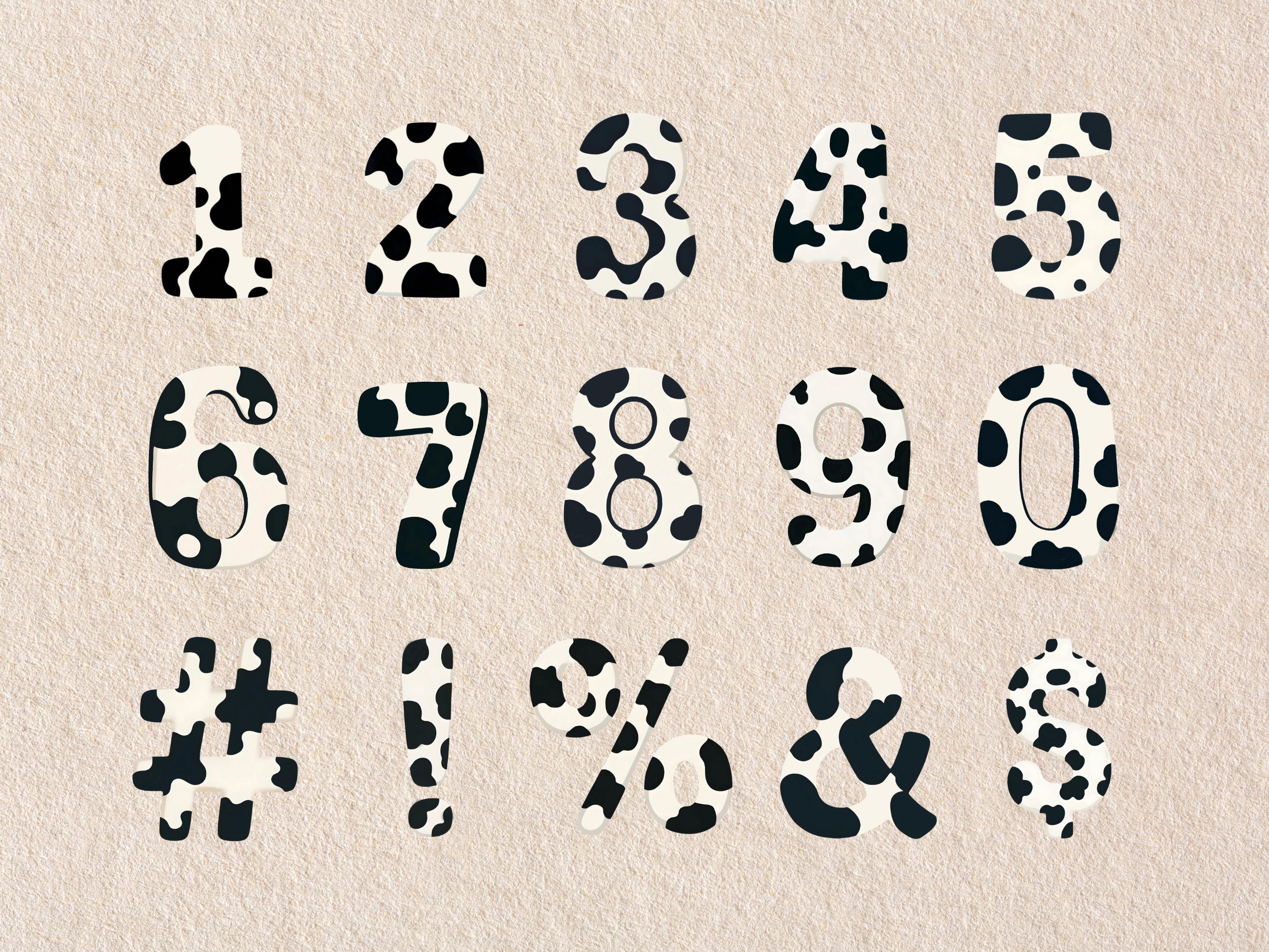 Cow Alphabet PNG, Sublimation Alpha Set Designs PNG, Cow Print Alphabet ...
