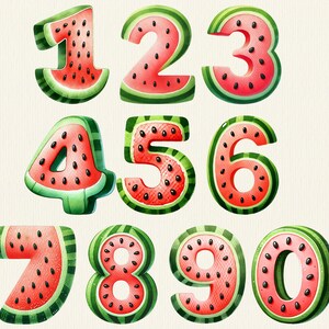 Watermelon Doodle Letters, Fruit Alpha, Png Letters, Fruit Alphabet ...