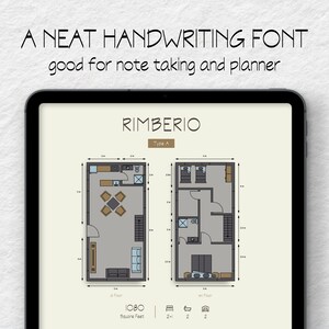Architecture Lettering Font TTF OTF | Iconic Handwritten Style for ...