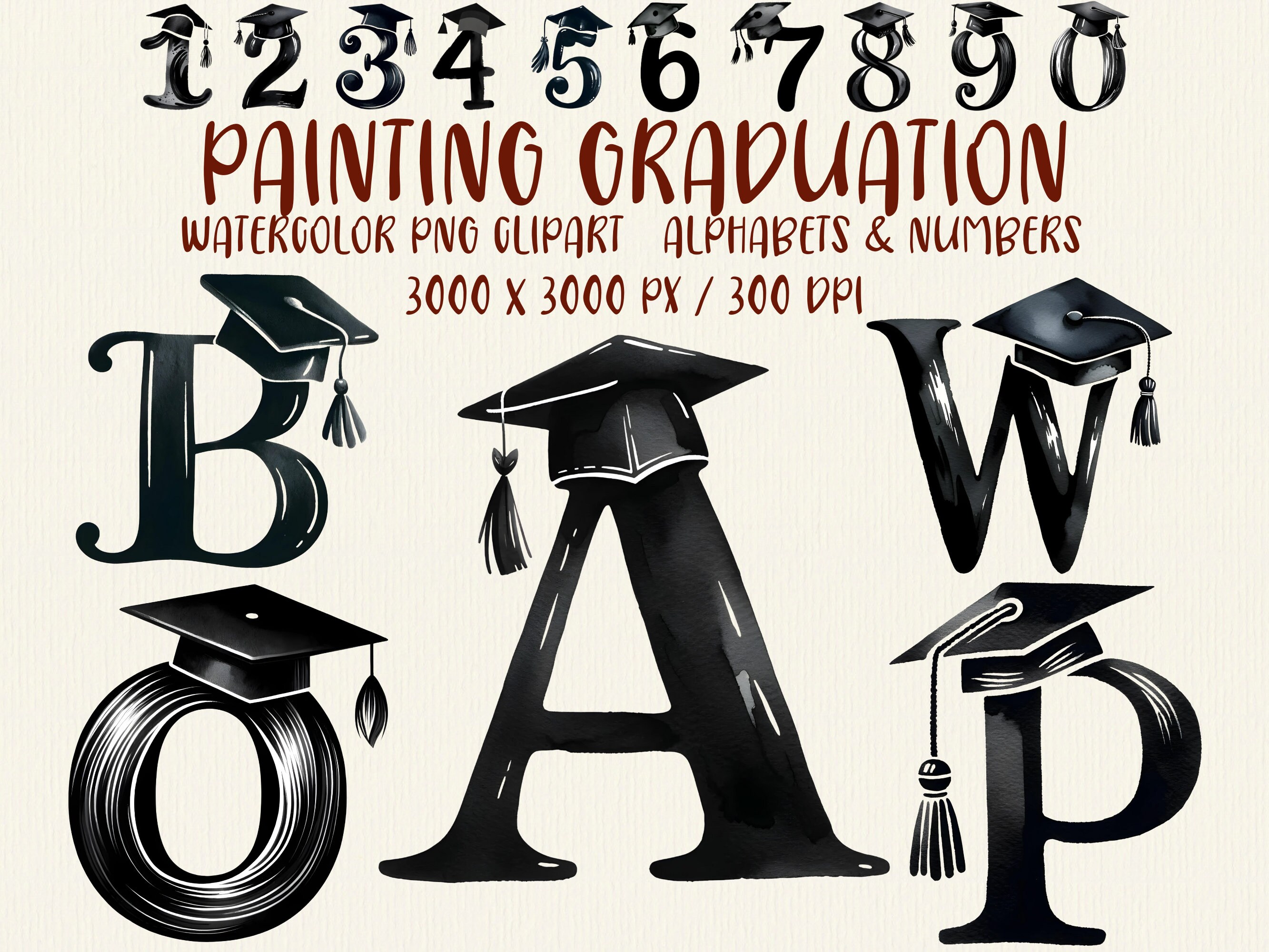 Graduation Alphabets for Banners Announcement Party Decor, Graduate ...