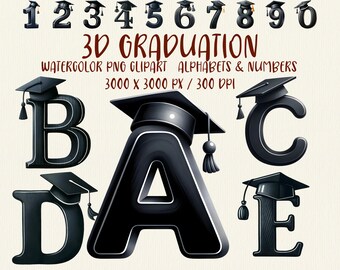 Graduation Font for Banners Announcement Party Decor, Graduate Clipart ...