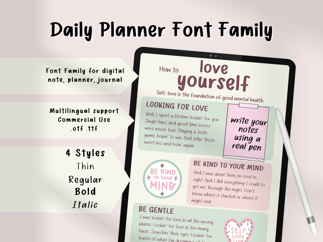 Neat Handwriting Font Family Digital Download Elegant Script Fonts for ...