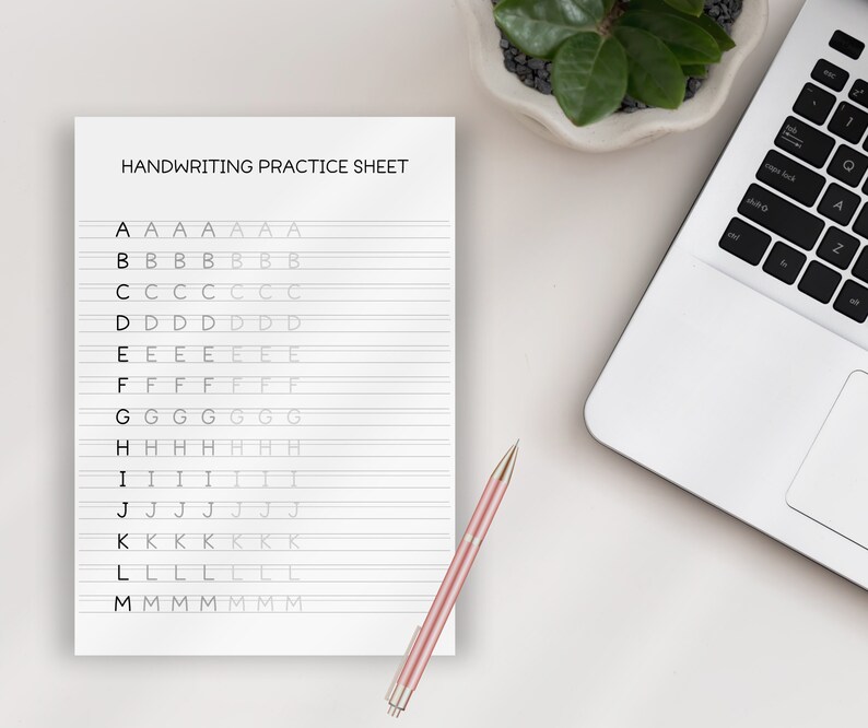 Printable Neat Handwriting Practice Sheet, 50 Pages Printable ...