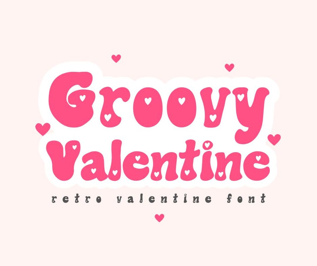 Retro Groovy Alphabet Font Groovy Font Retro Bubble Font Retro Numbers ...